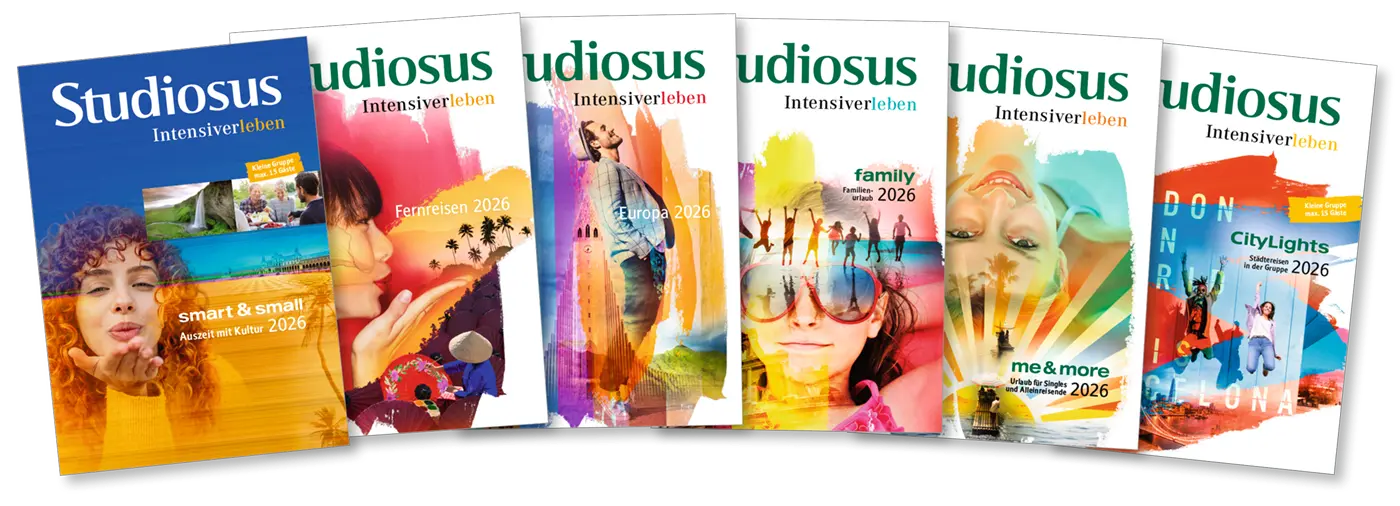 Die neuen Studiosus-Kataloge 2026 sind da!